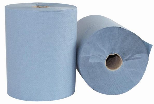 INDUSTRIAL ROLL 2 PLY BLUE - 400m x 37cm - Buy Paper Products in Ireland